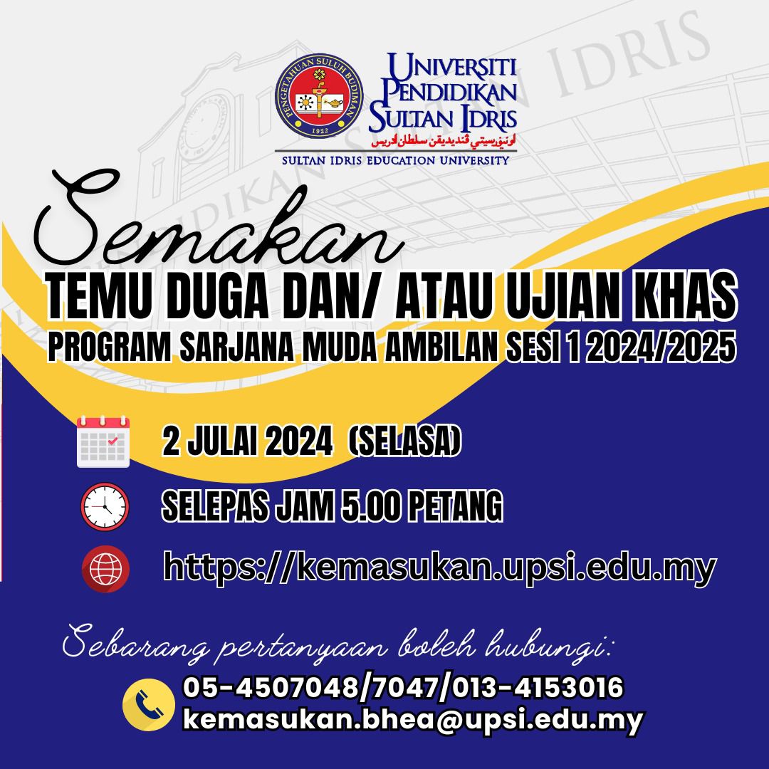 HOME - UPSI | Portal Rasmi Universiti Pendidikan Sultan Idris